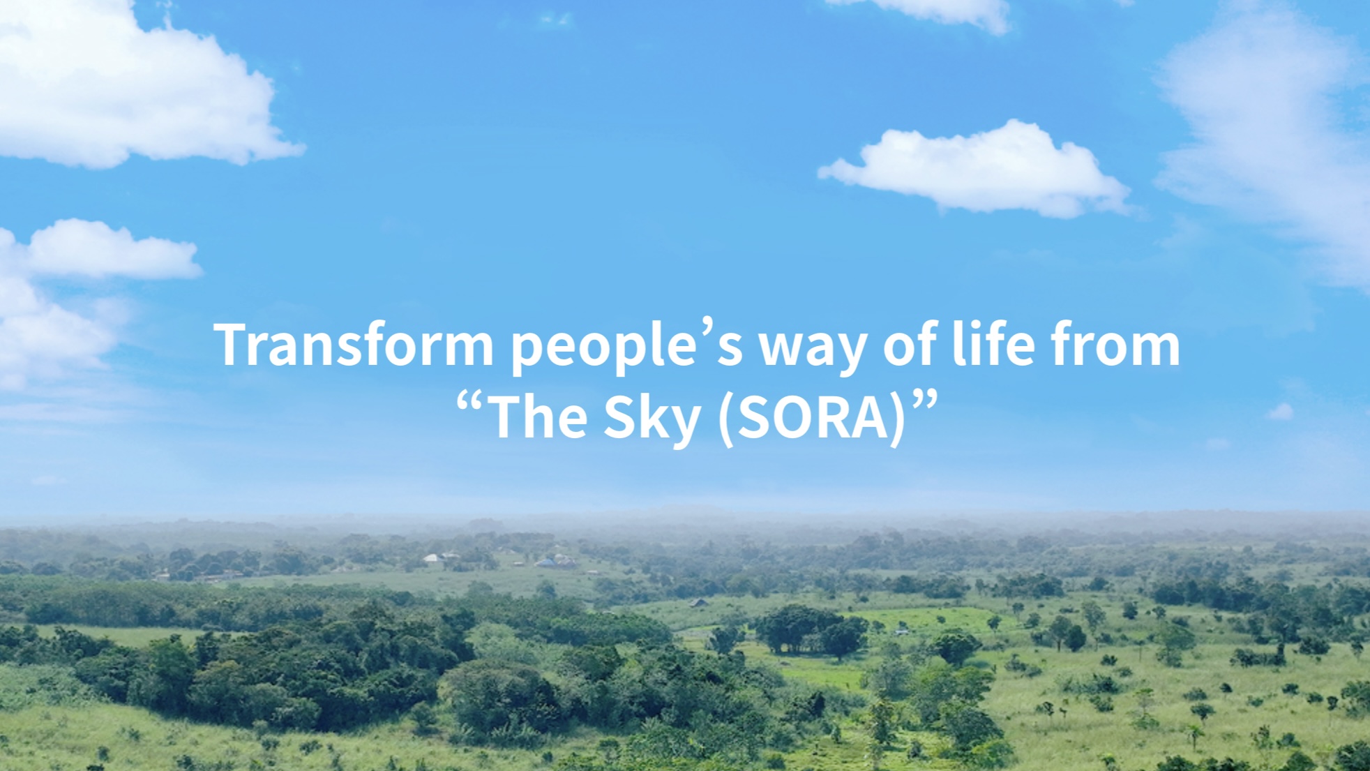 SORA Technology, which aims to solve social issues in the field of ...